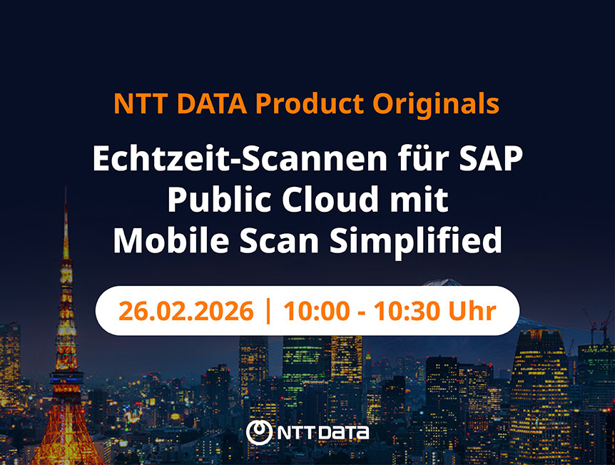 Im Expert Talk: Echtzeit-Scannen in SAP Public Cloud | NTT DATA